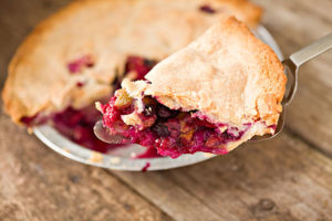 Sour Cream Raspberry Pie - MI Coop Kitchen