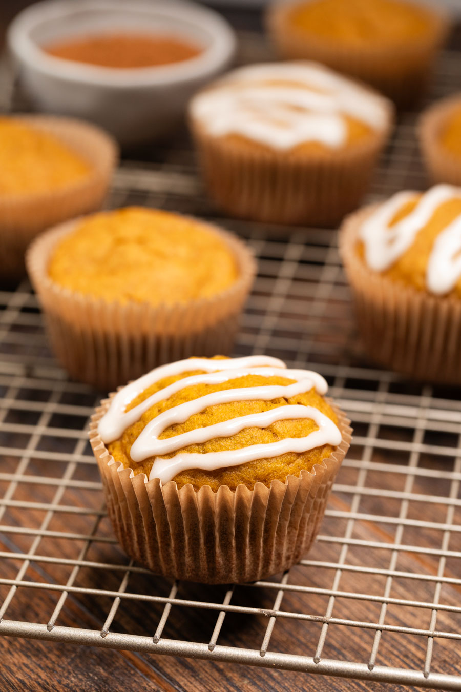 Pumpkin Applesauce Muffins w/ Maple Cream - MI Coop Kitchen